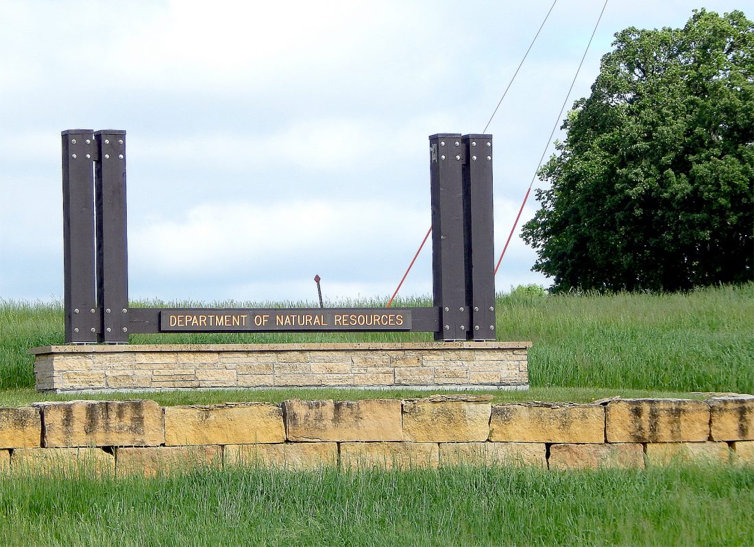 Mother Nature blows away DNR sign | News, Sports, Jobs - The Journal